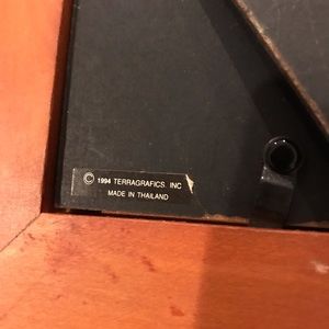 Terragrafics | Accents | Terragrafics Wavy Wooden Frame | Poshmark